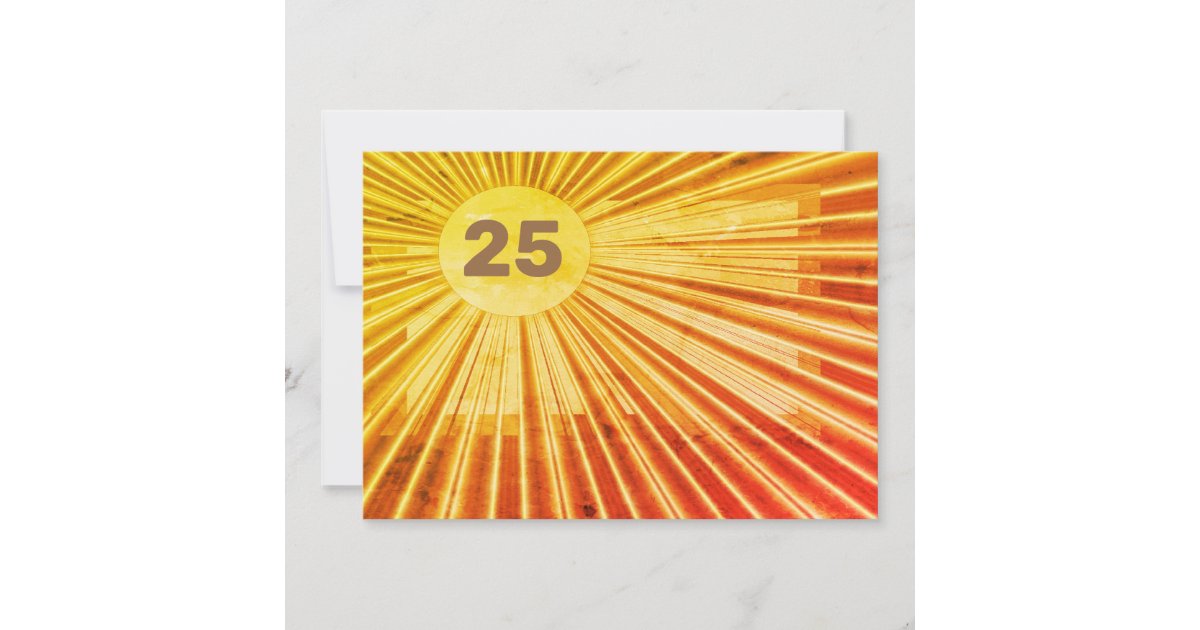 Gold Blast Birthday Card | Zazzle