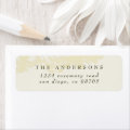 Gold Blooms Foil Invitation Label | Zazzle