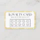 Gold Border Custom Loyalty Card | Zazzle