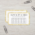 Gold Border Custom Loyalty Card | Zazzle
