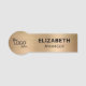 Gold Business Company Logo Name Tag | Zazzle