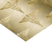 Gold Caduceus Doctor Medical Symbol Pattern Tissue Paper | Zazzle