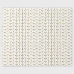 Gold Caduceus Doctor Medical Symbol Pattern Wrapping Paper | Zazzle