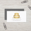 Gold Cake Logo I for Bakery, Cafe, Chef Business Card | Zazzle