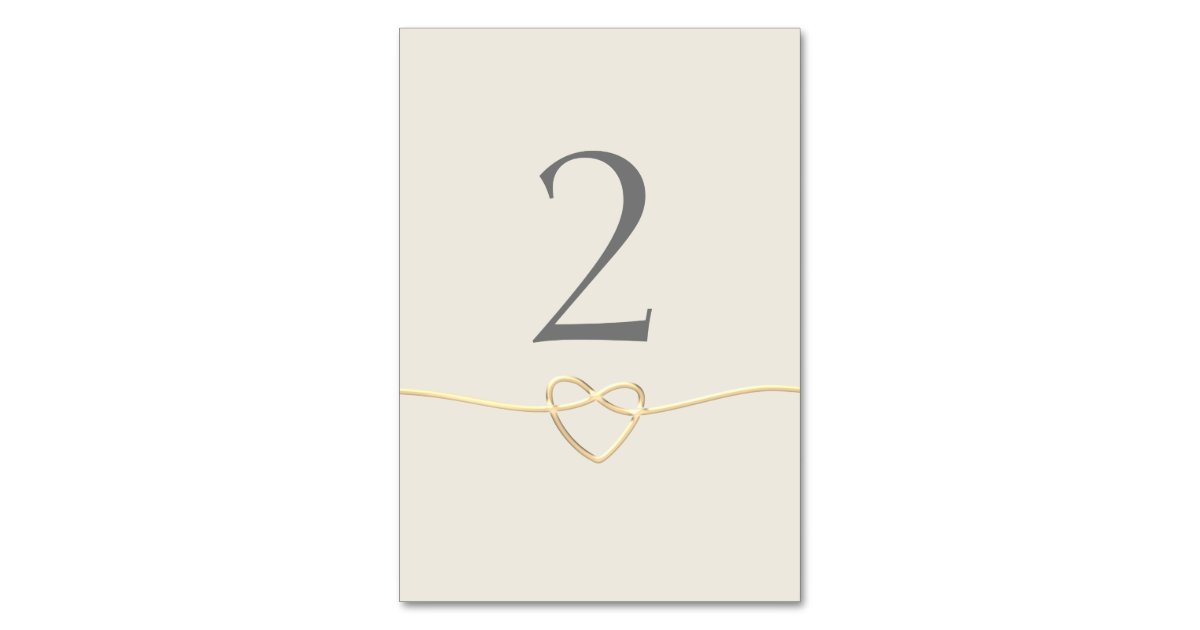 Gold Calligraphy Table Number | Zazzle
