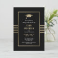 Gold Cap EDITABLE COLOR Graduation Invitation | Zazzle