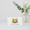 Gold Cat, Cat Boarding, Cattery Business Card | Zazzle