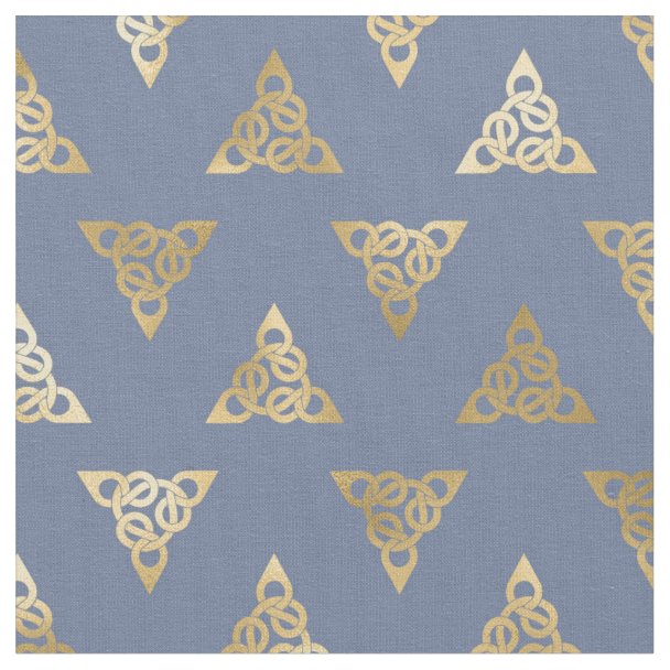 Celtic Trinity Knot Fabric | Zazzle