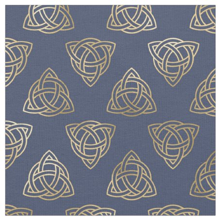 Celtic Trinity Knot Fabric | Zazzle