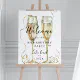 Gold Champagne Party Welcome Sign | Zazzle