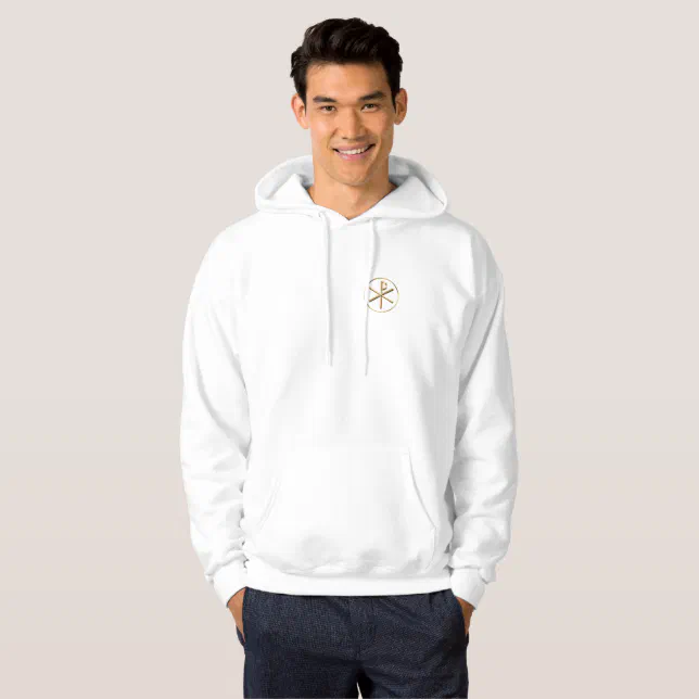 Gold Chi-rho symbol Hoodie | Zazzle