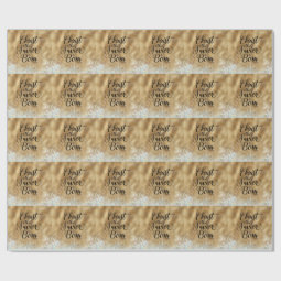 Gold Christ the Savior Christian Christmas Wrapping Paper | Zazzle
