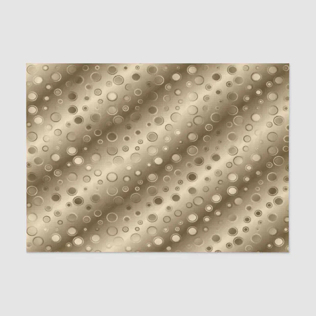 Gold Circle Champagne Bling tissue paper | Zazzle