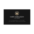 Gold Clapperboard Icon Film Director Visual Arts Business Card | Zazzle