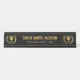 Gold Coach Desk Name Plate | Zazzle