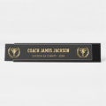 Gold Coach Desk Name Plate | Zazzle