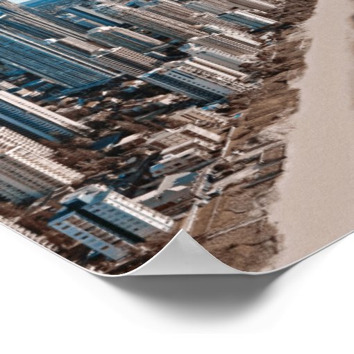 Gold Coast Australia Aerial View Poster | Zazzle