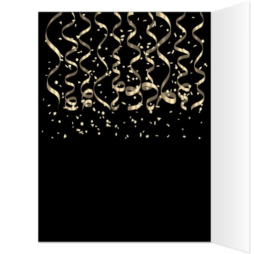 Gold Confetti Graduation Graduation Photo Giant Card | Zazzle