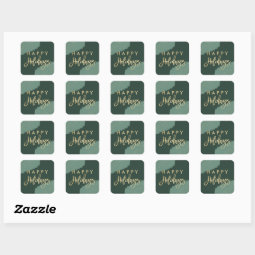 Gold Confetti | Holiday Stickers | Zazzle