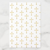Gold Cross Christian Envelope Liner | Zazzle