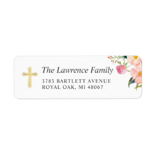 Religious Return Address Labels | Zazzle