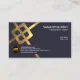 Gold Crossroad Logistic Routes Transportation Business Card | Zazzle