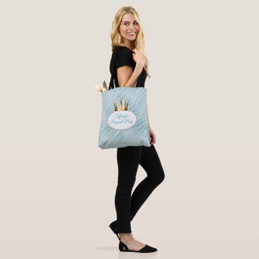 Gold Crown Custom Pageant Tote Bag | Zazzle