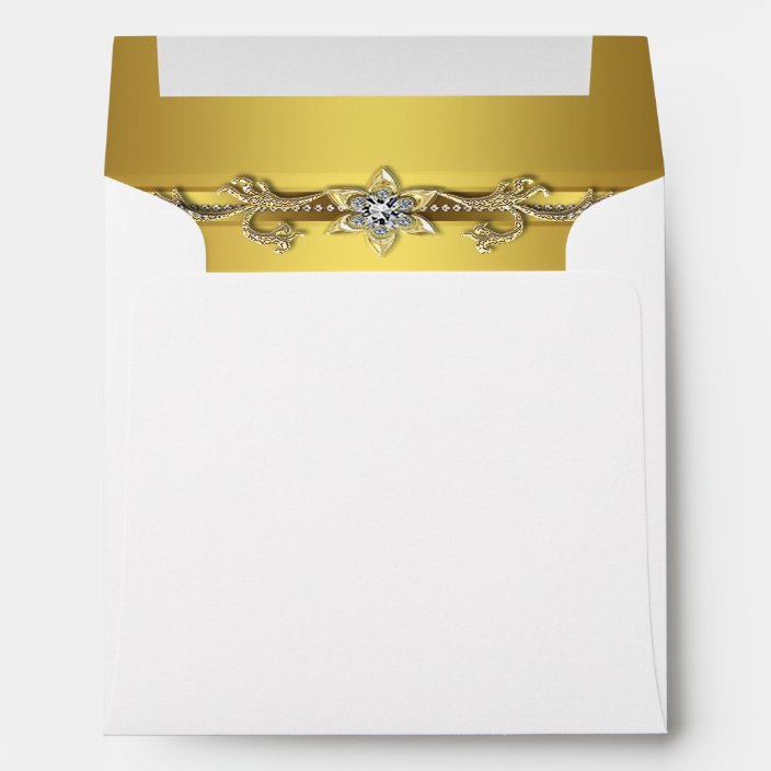 Gold Diamond Envelope | Zazzle.com