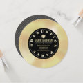Gold Disc/Vinyl Record Graduation Party Invitation | Zazzle