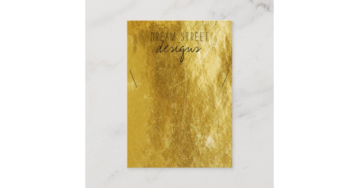 Gold Display Card | Zazzle