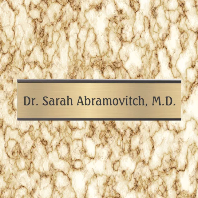 Gold Doctor Doctor's Door Office Sign Signs | Zazzle