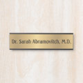Gold Doctor Doctor's Door Office Sign Signs | Zazzle