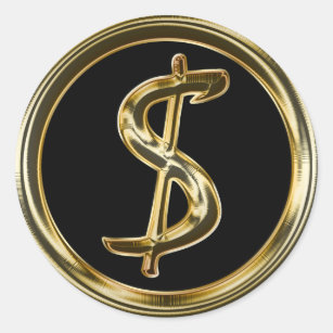 Dollar Sign Stickers | Zazzle