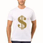 Gold Dollar Sign T-Shirt | Zazzle