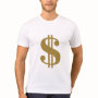 Gold Dollar Sign T-Shirt | Zazzle