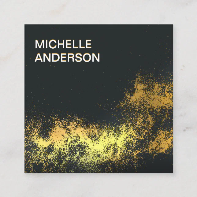 Gold Dust Background Loyalty Card | Zazzle