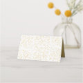 Gold Dust Place Card | Zazzle