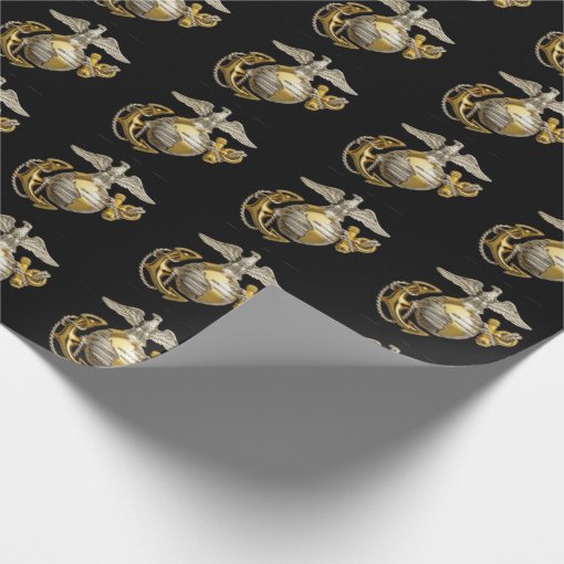 Gold EGA- US Marine Corps Wrapping Paper | Zazzle
