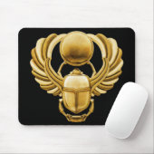 Gold Egyptian Scarab Mouse Pad | Zazzle