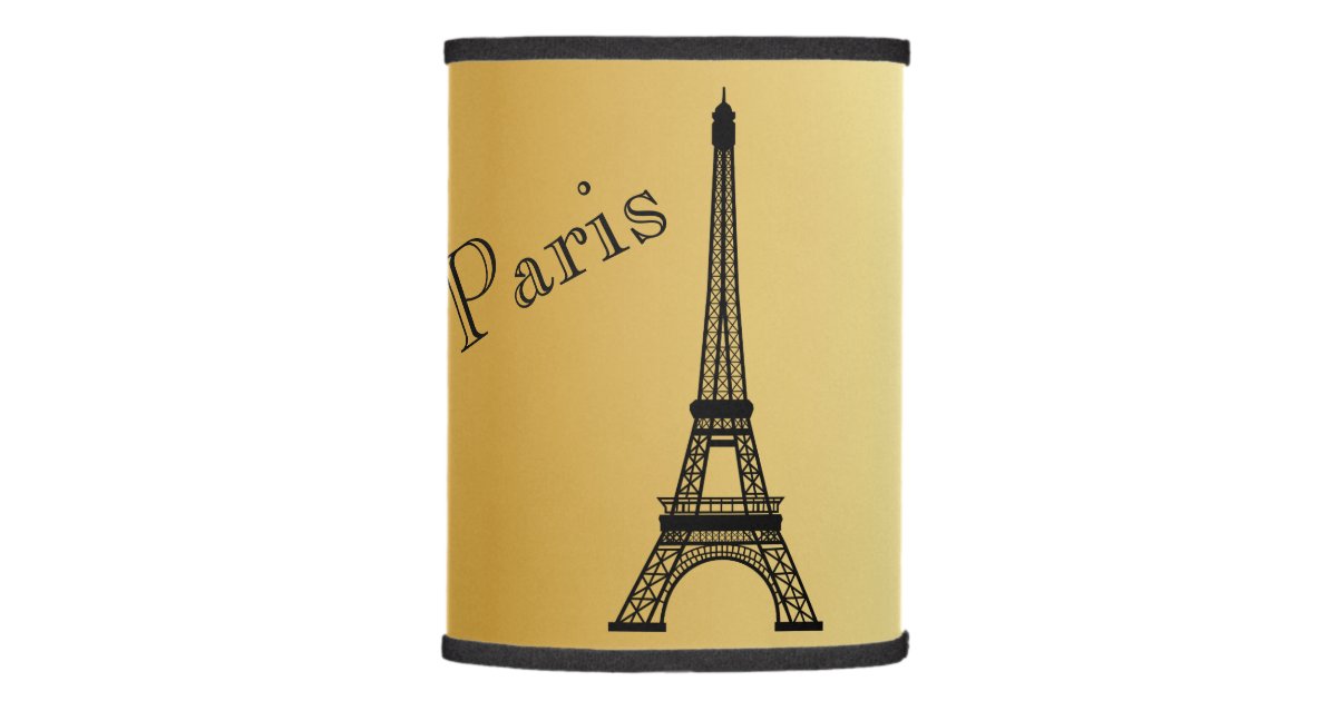Gold Eiffel Tower Lamp Shade | Zazzle