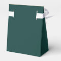Gold Emerald Green Wedding Favor Box | Zazzle