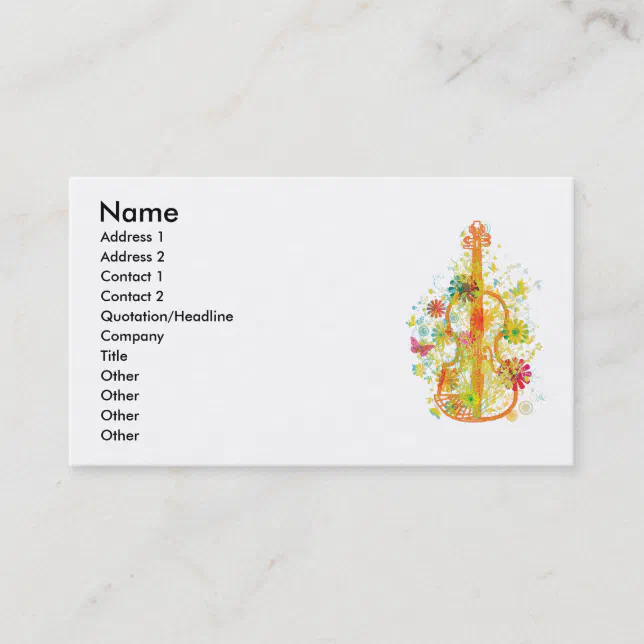 Gold_Experience Business Card | Zazzle