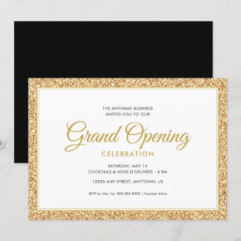 Grand Openings Invitations | Zazzle