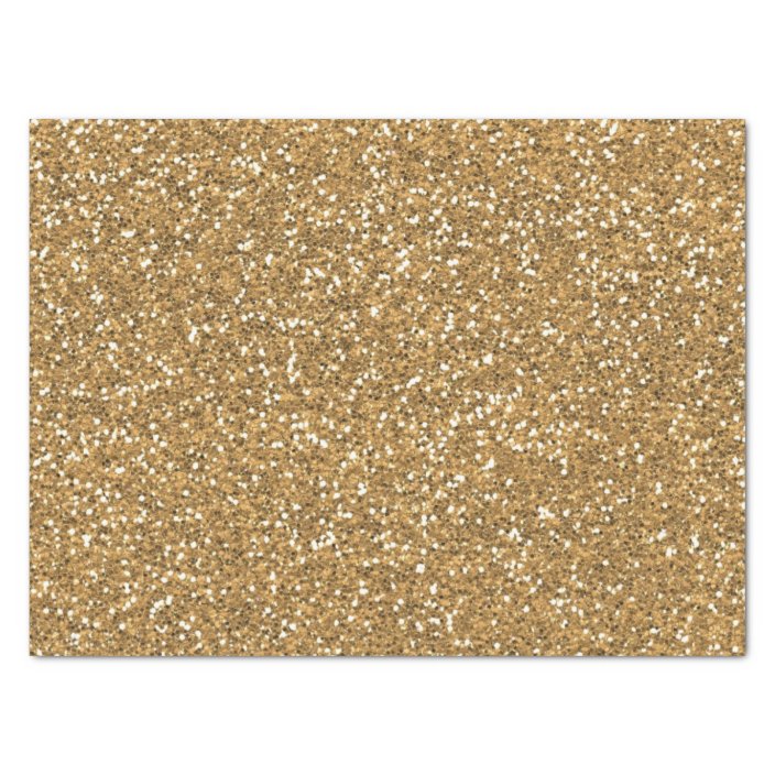 Gold Faux Glitter Tissue Paper | Zazzle.com
