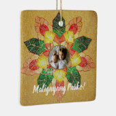 Gold Filipino Parol Style, Philippines Ceramic Ornament | Zazzle