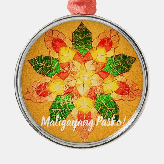 Gold Filipino Parol Style, Philippines Metal Ornament | Zazzle.com