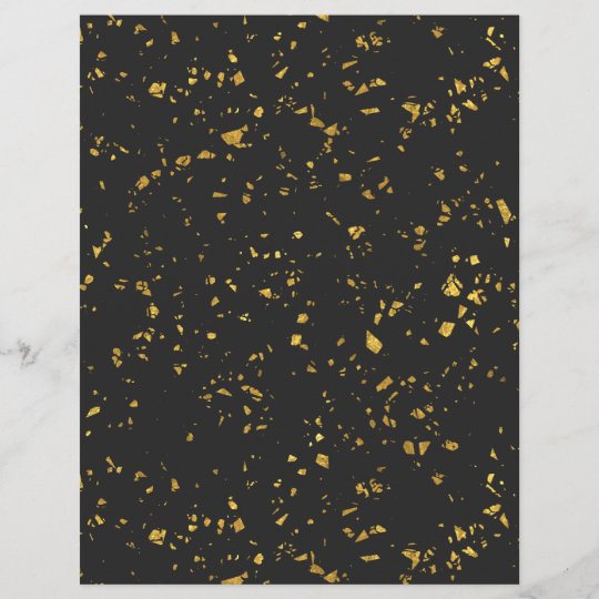 Gold Flecked Scrapbook Paper | Zazzle.com