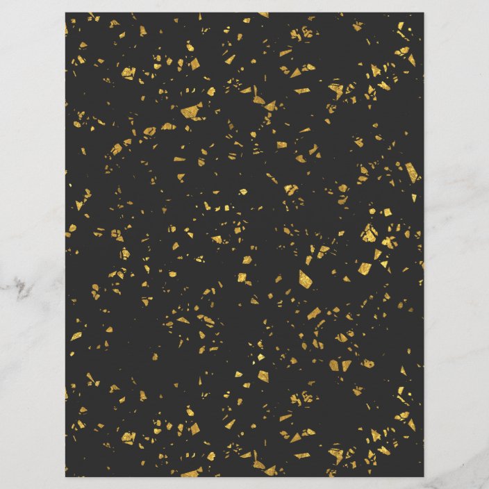 Gold Flecked Scrapbook Paper | Zazzle.com