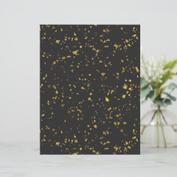 Gold Flecked Scrapbook Paper | Zazzle