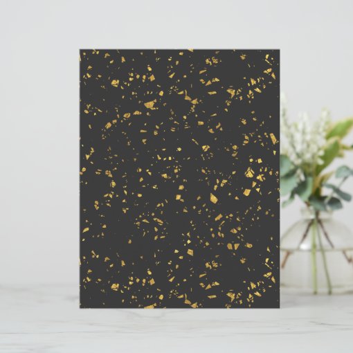 Gold Flecked Scrapbook Paper | Zazzle